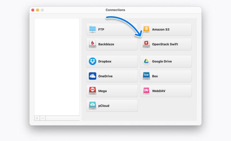 OpenStack Swift macOS client — easy access to cloud storage