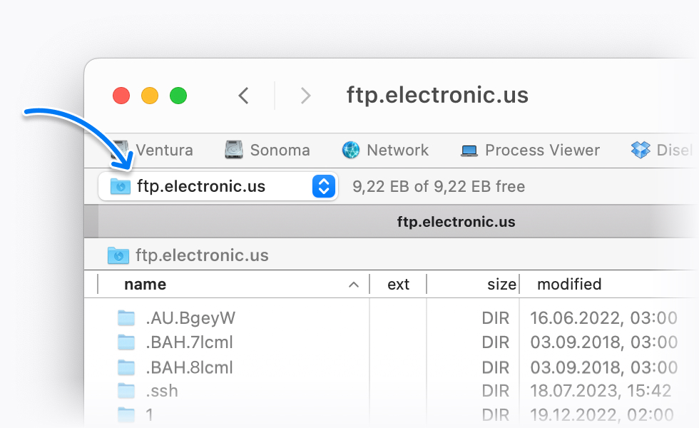 SFTP Client for Mac - Download Commander One
