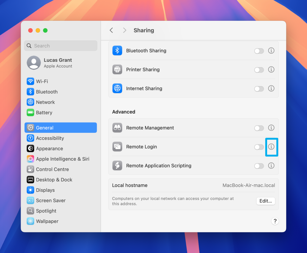 How to Setup a Mac as SFTP Server